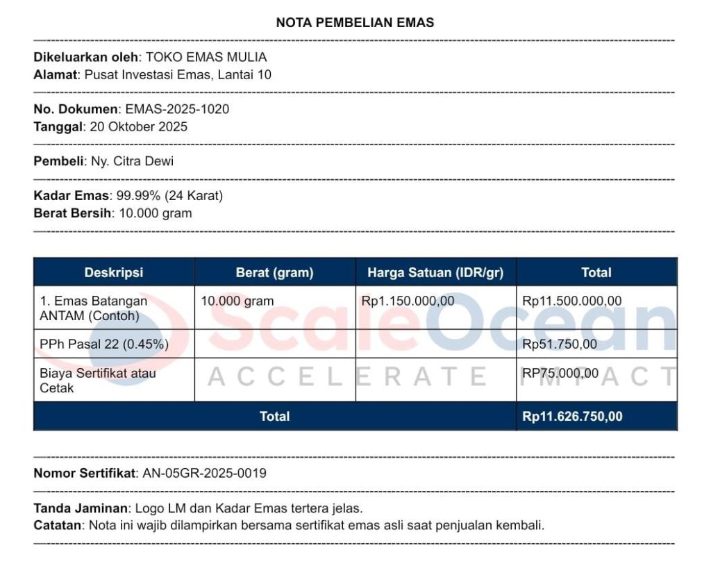 Nota Pembelian: Contoh dan Cara Membuatnya