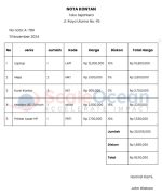 Apa itu Nota Kontan? Definisi, Jenis, dan Cara Membuatnya