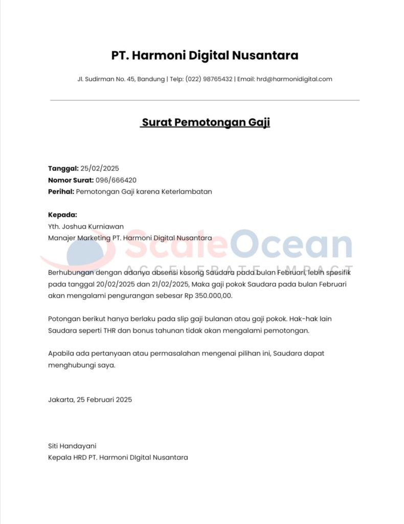 Potongan Gaji Karyawan: Jenis, Aturan, dan Cara Hitungnya