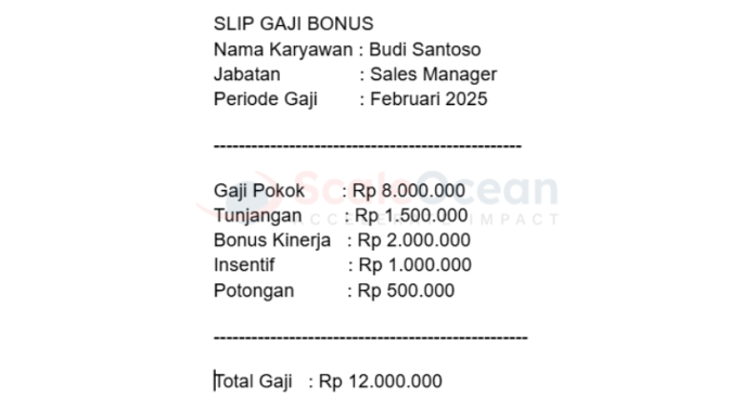 15 Contoh Slip Gaji Karyawan, Manfaat, dan Format Lengkapnya
