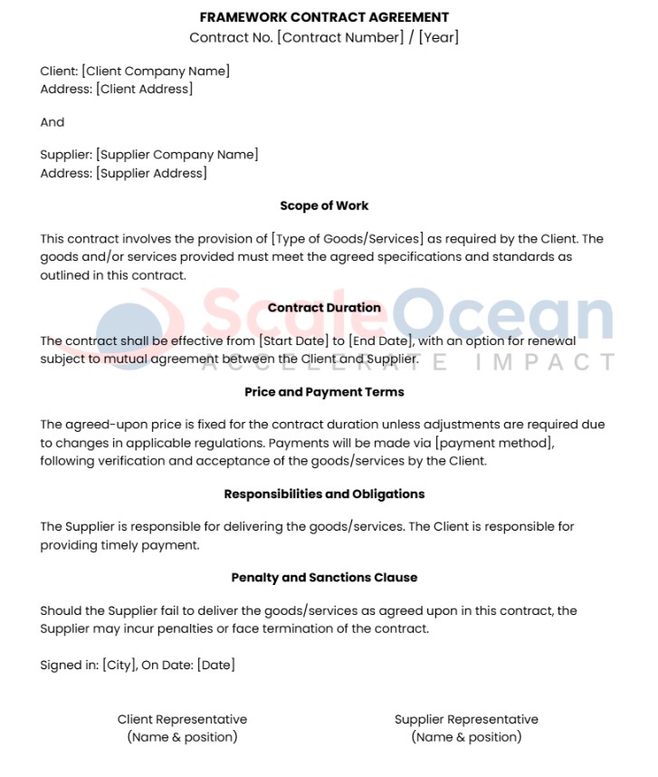 Definisi Kontrak Payung (Framework Contract), Fungsi, dan Contoh