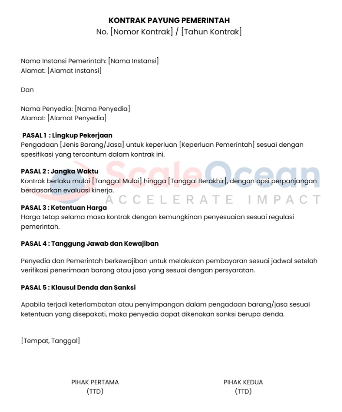 Definisi Kontrak Payung (Framework Contract), Fungsi, dan Contoh