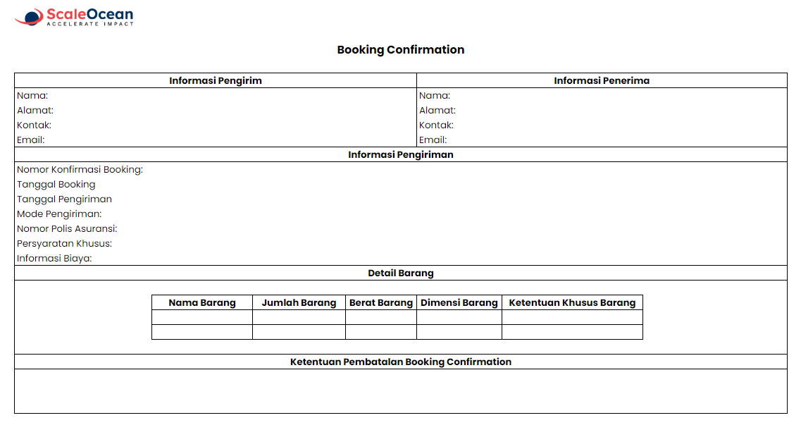 Booking Confirmation Adalah: Definisi, Format, dan Contohnya