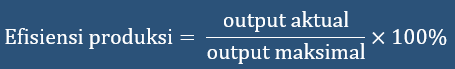 Cara Menghitung Efisiensi Produksi di Sistem Manufaktur